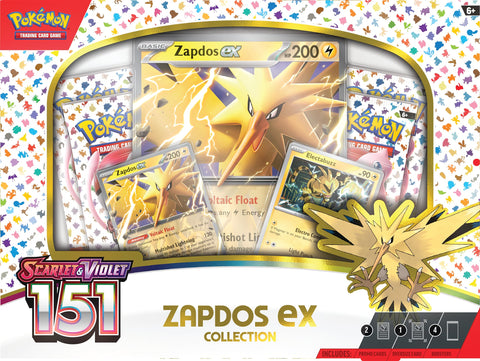 Pokemon TCG : 151 Scarlet & Violet Zapdos ex Collection – Little Robot